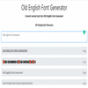 Old English Generator (@oldenglishgenerator) - Sketchfab
