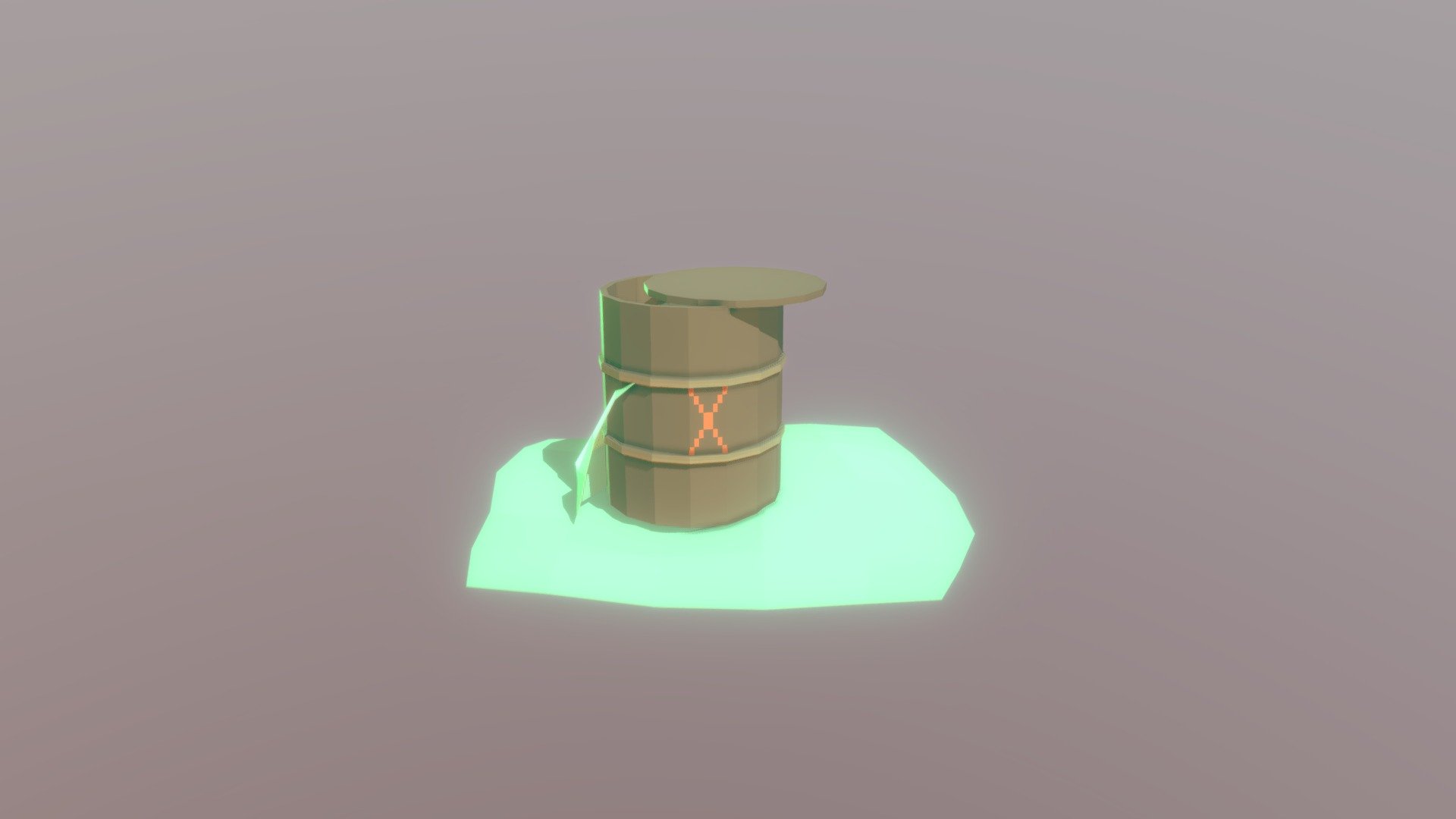 Barrel Broken - 3D model by Sith (@Leonardo.Codamo) [0000140] - Sketchfab