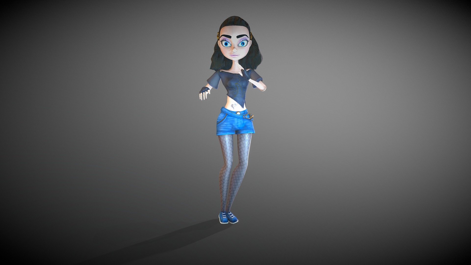 Gerl Cartoon Rumba Dancing - Download Free 3D model by NataLya ...
