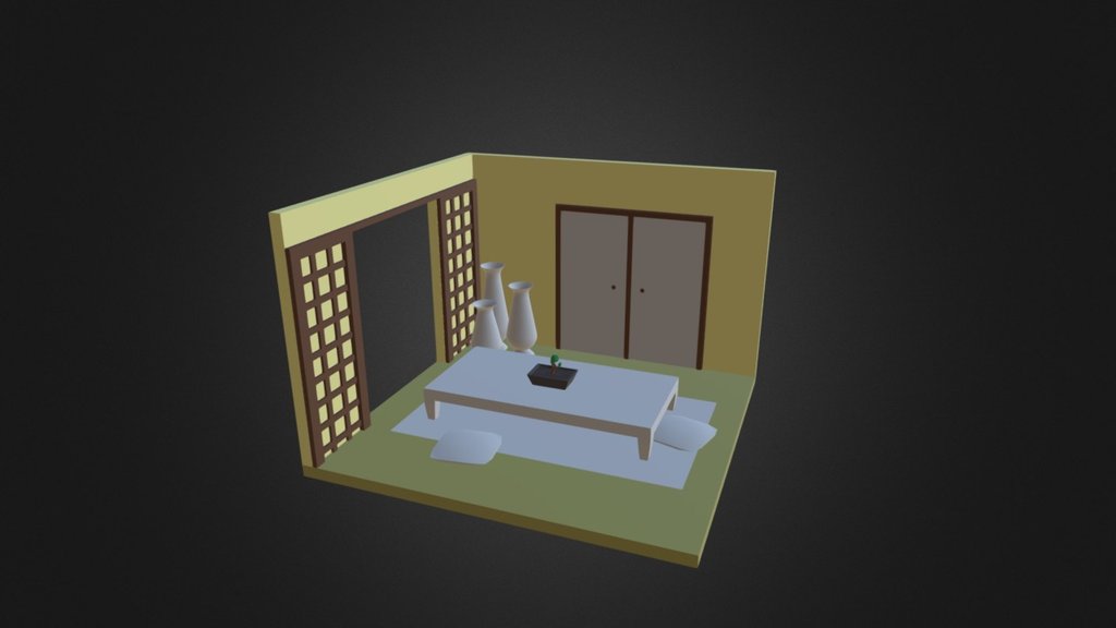 Japanese Room - 3D model by Sasha Shadowhive (@shadowhive) [0006783 ...