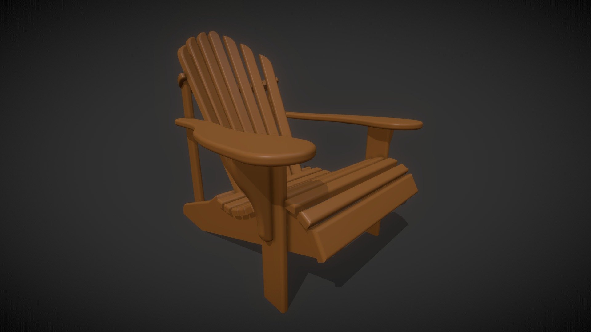 Adirondack Chair - 3D model by Michael Novion (@michaelnovion) [000708c ...