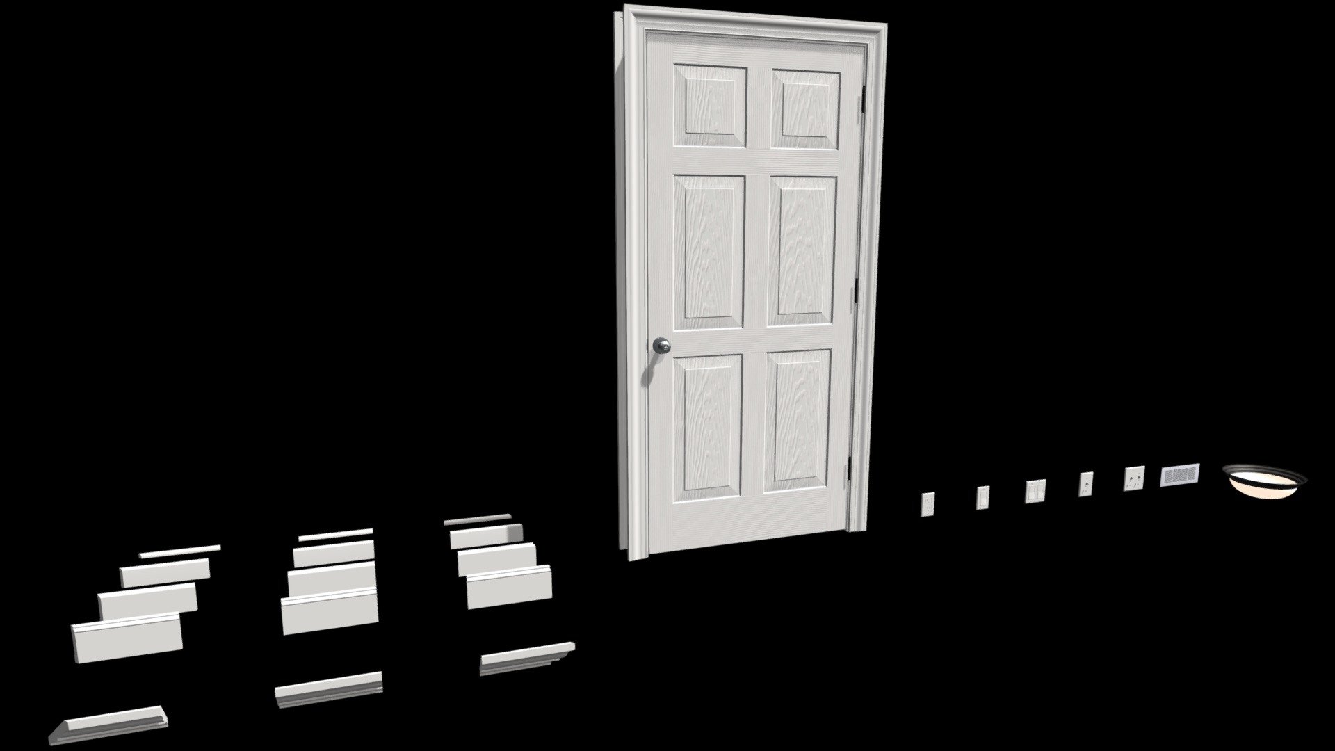 Interior Trim Assets - Download Free 3D model by Roman (@janwama ...