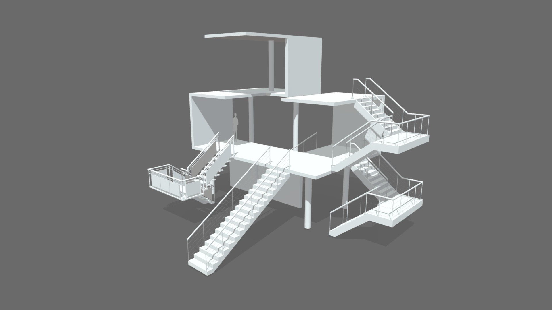 STAIRS Model - Download Free 3D model by Tom.Pachajoa (@tompachajoa ...