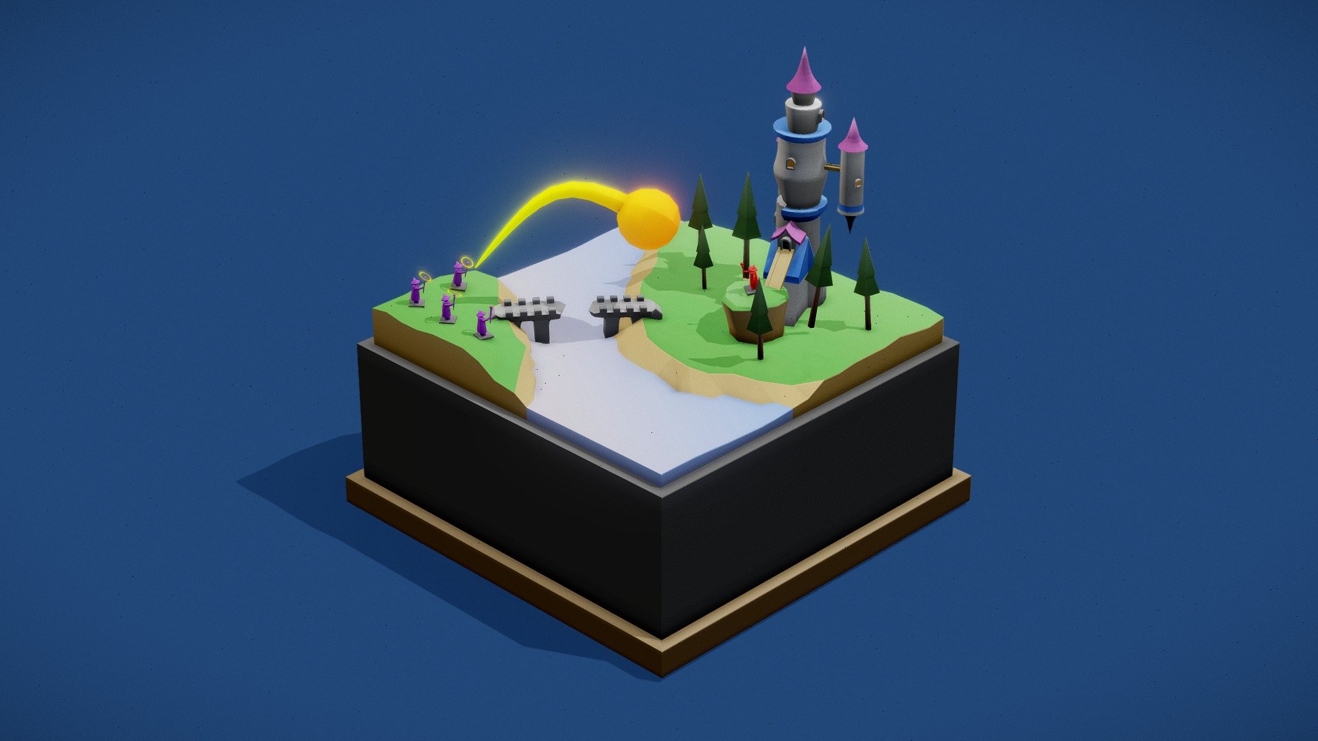 Wizard Battle Model - 3D model by Jordan Neff (@joodoo) [0007bda ...
