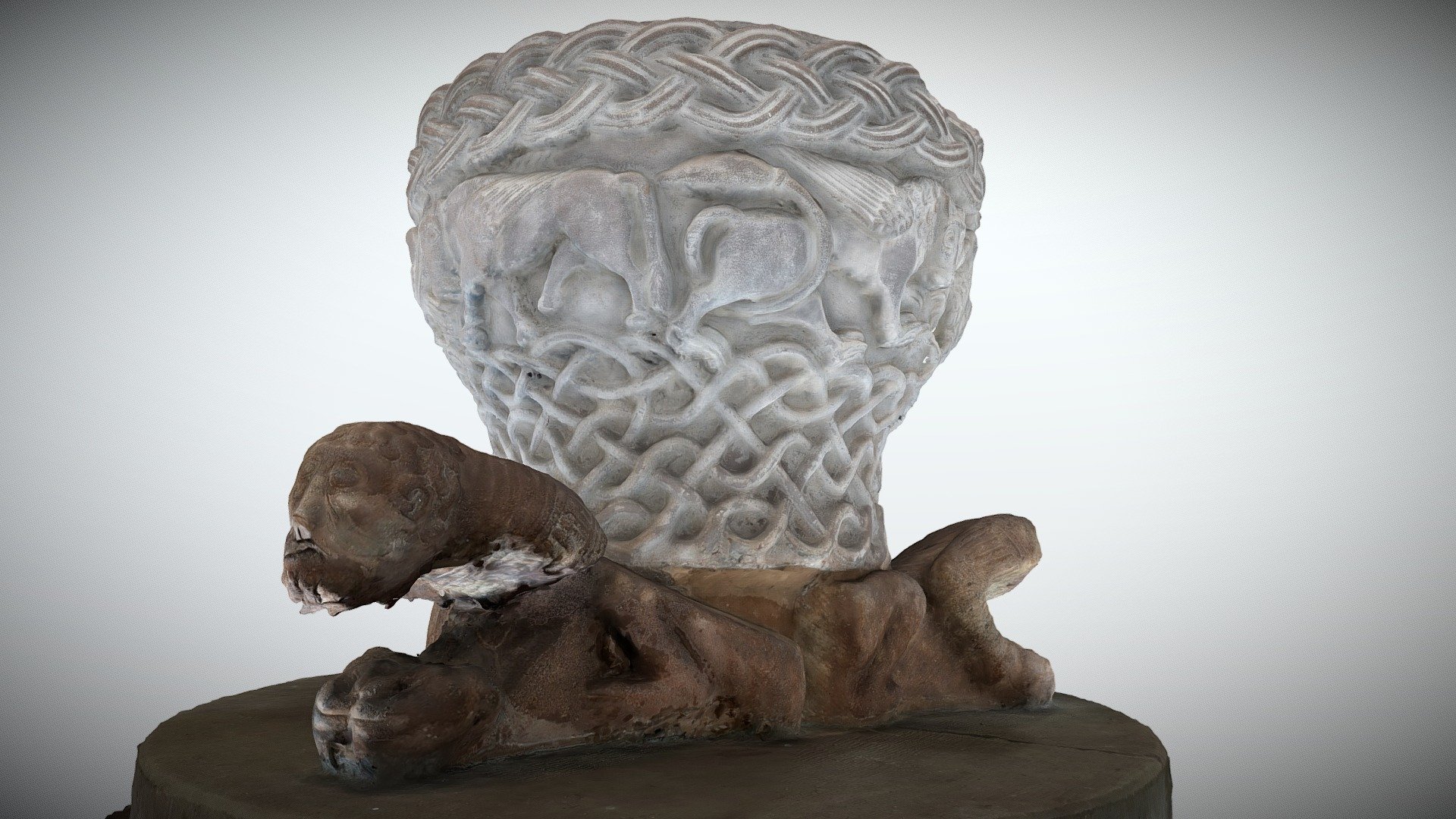 Castle Frome - Romanesque Font - 3D model by Montez Architecture ...
