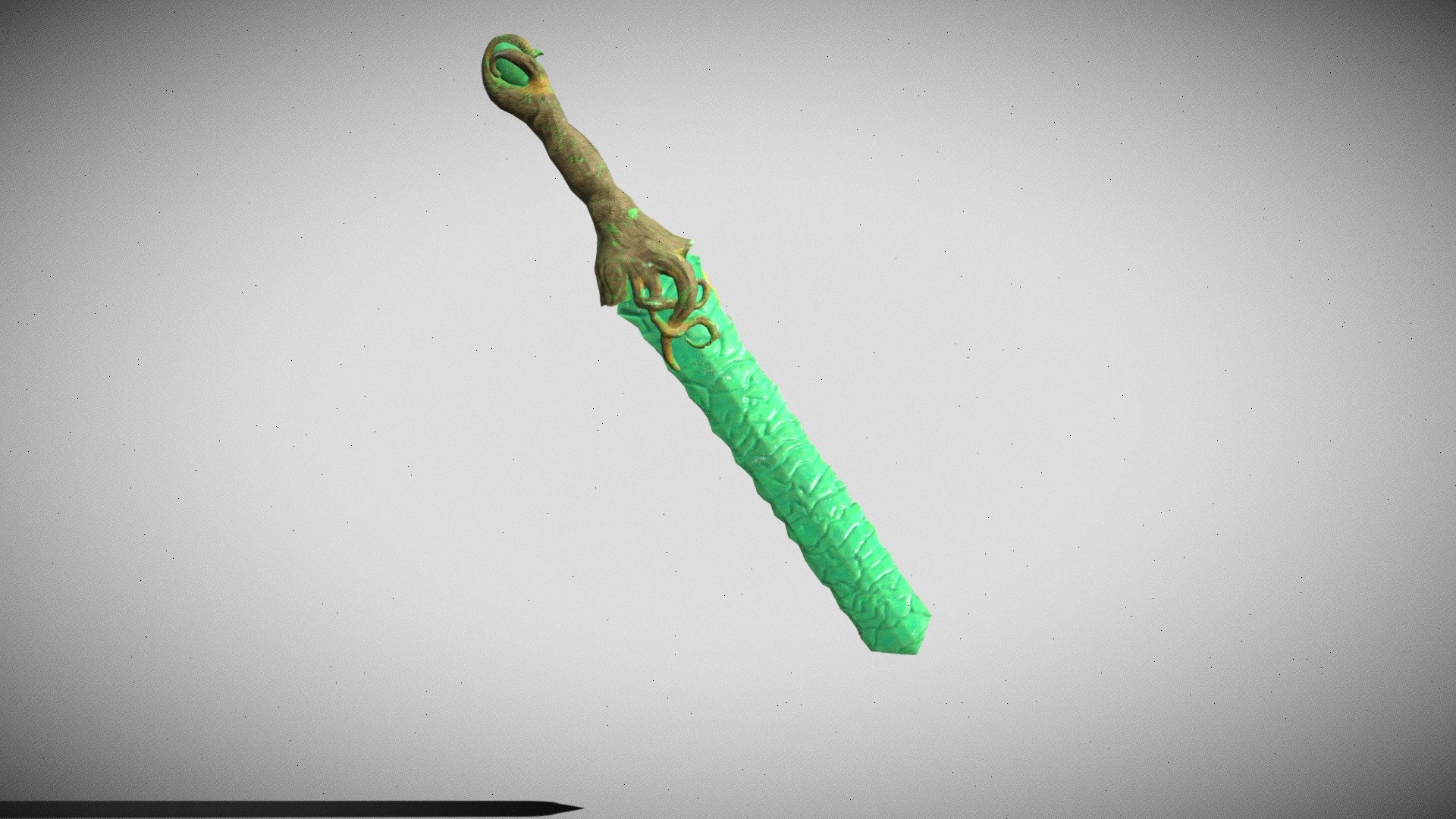 Jade Crystal sword - 3D model by jaylin20018 [000bcb4] - Sketchfab