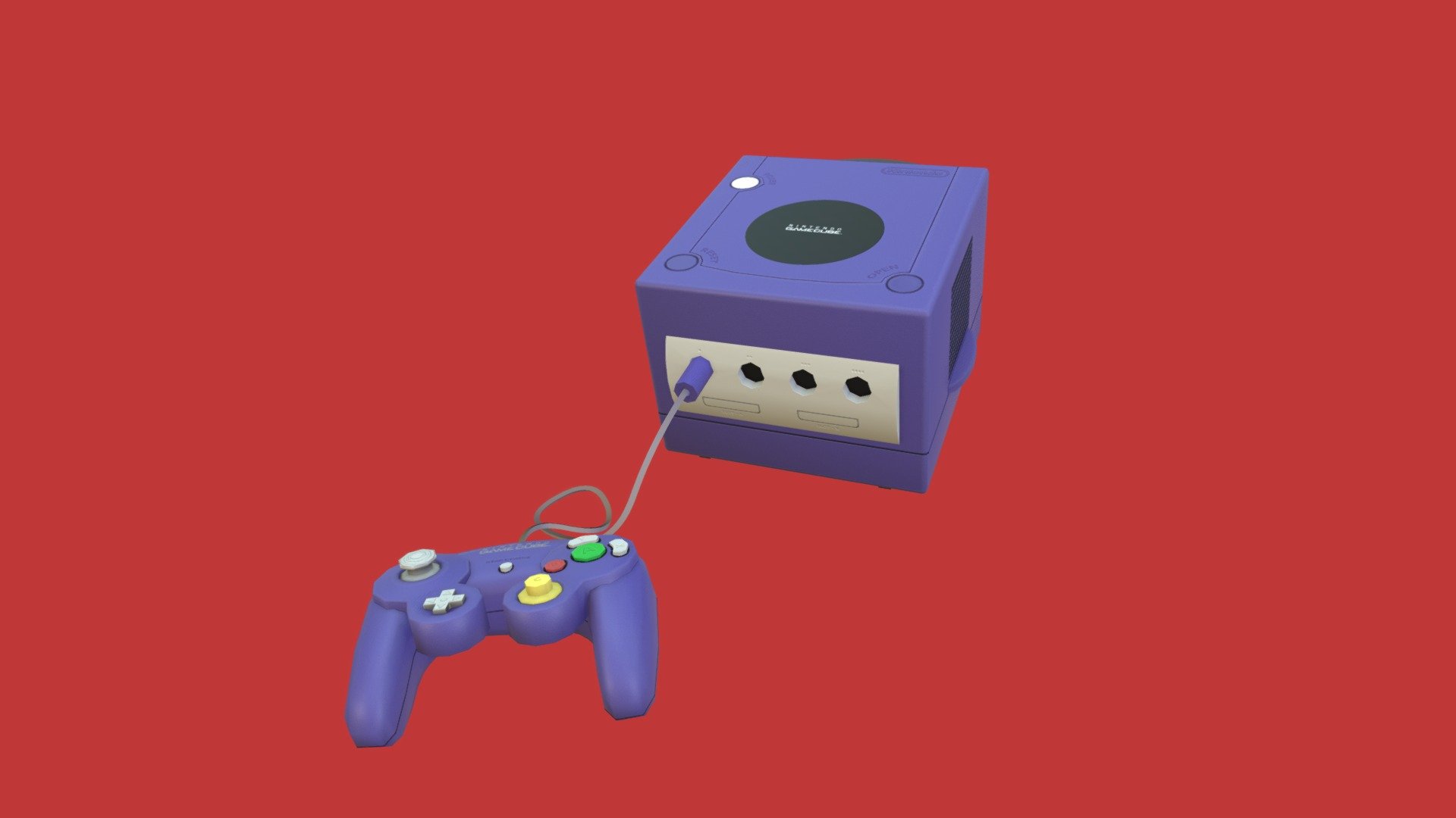 Game Cube - 3D model by Unconid [000bf36] - Sketchfab