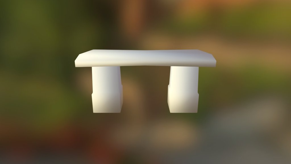 Stone Table - 3D model by Matthys [000c2ff] - Sketchfab