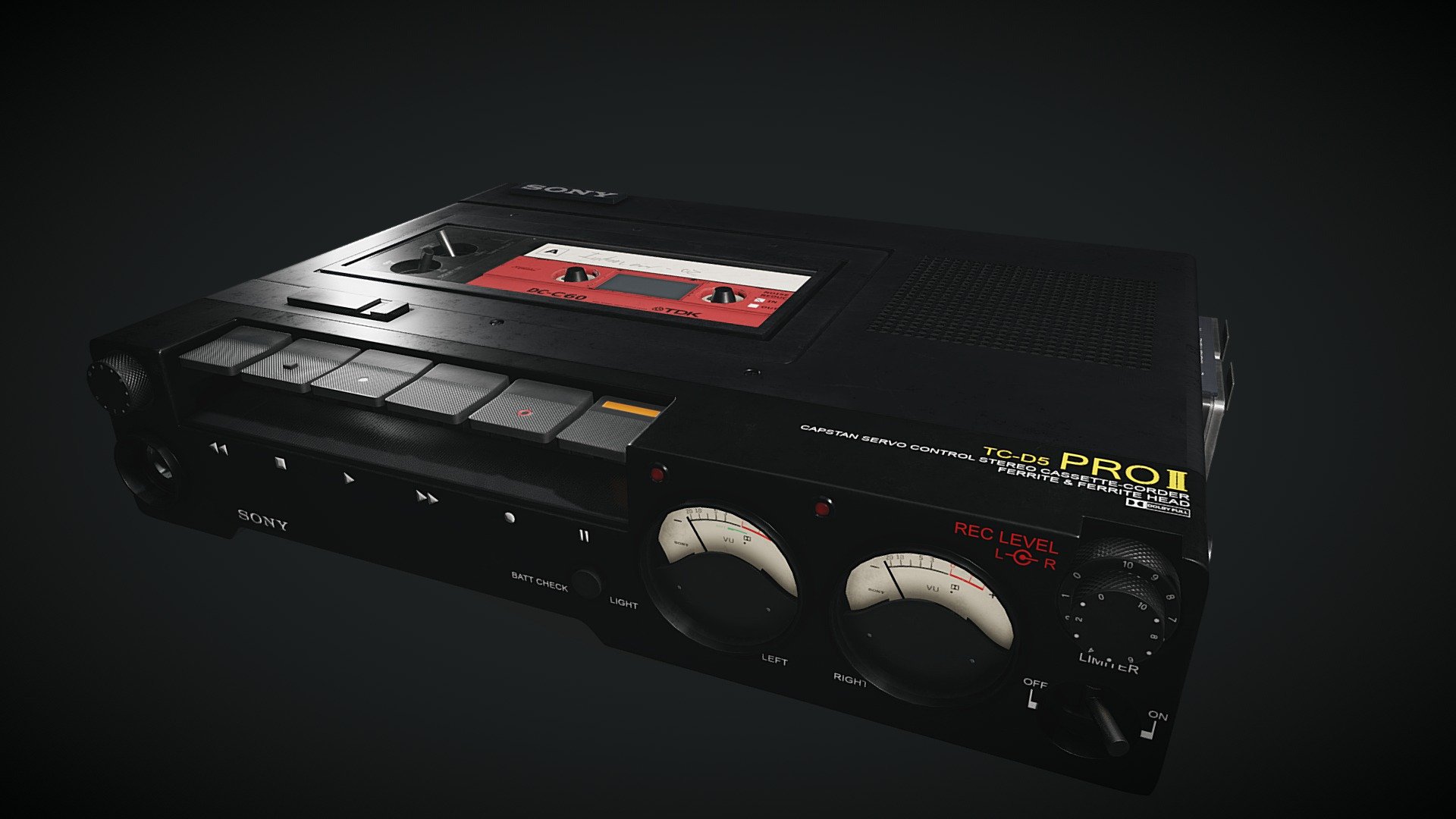 Sony DC-TC 5 Recorder - Download Free 3D model by LysanderF [000c64e ...