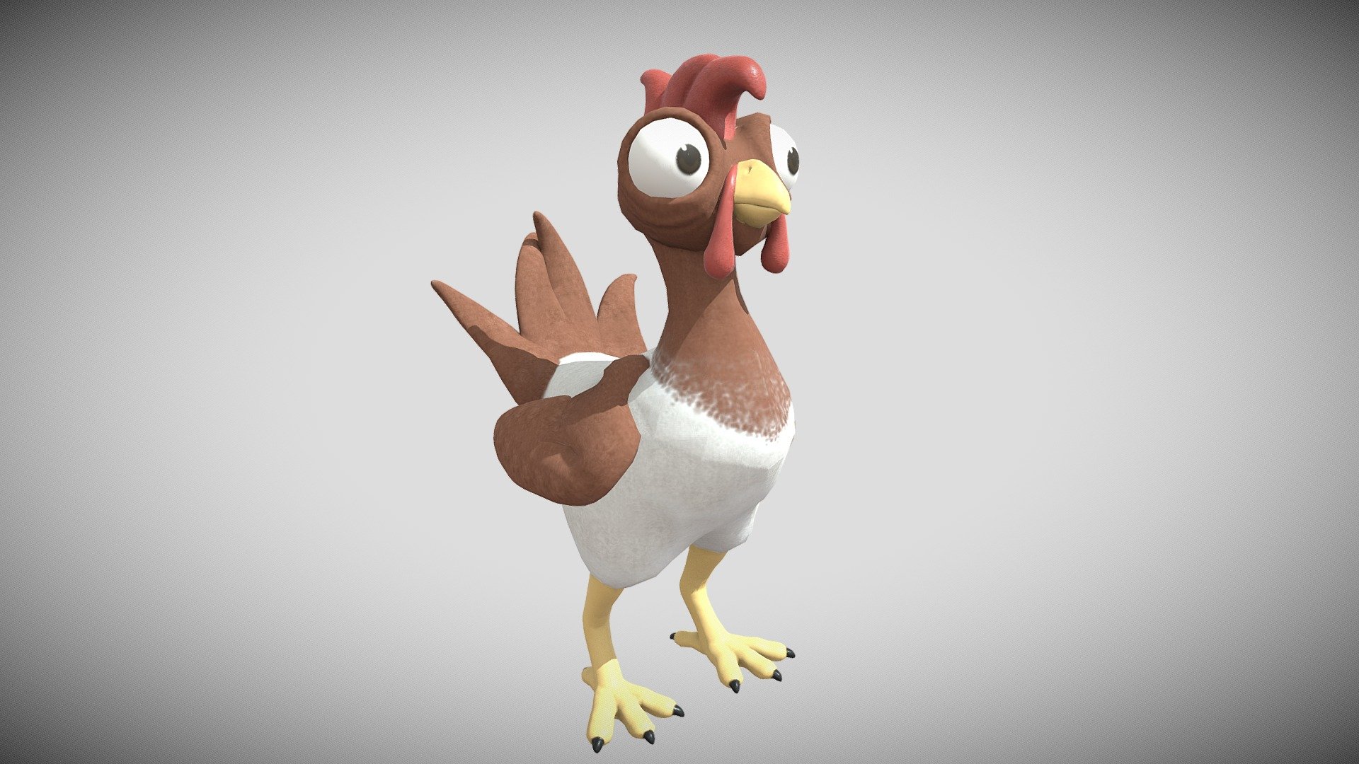 Chicken Character - Download Free 3D model by JordanBrayne [000d148 ...