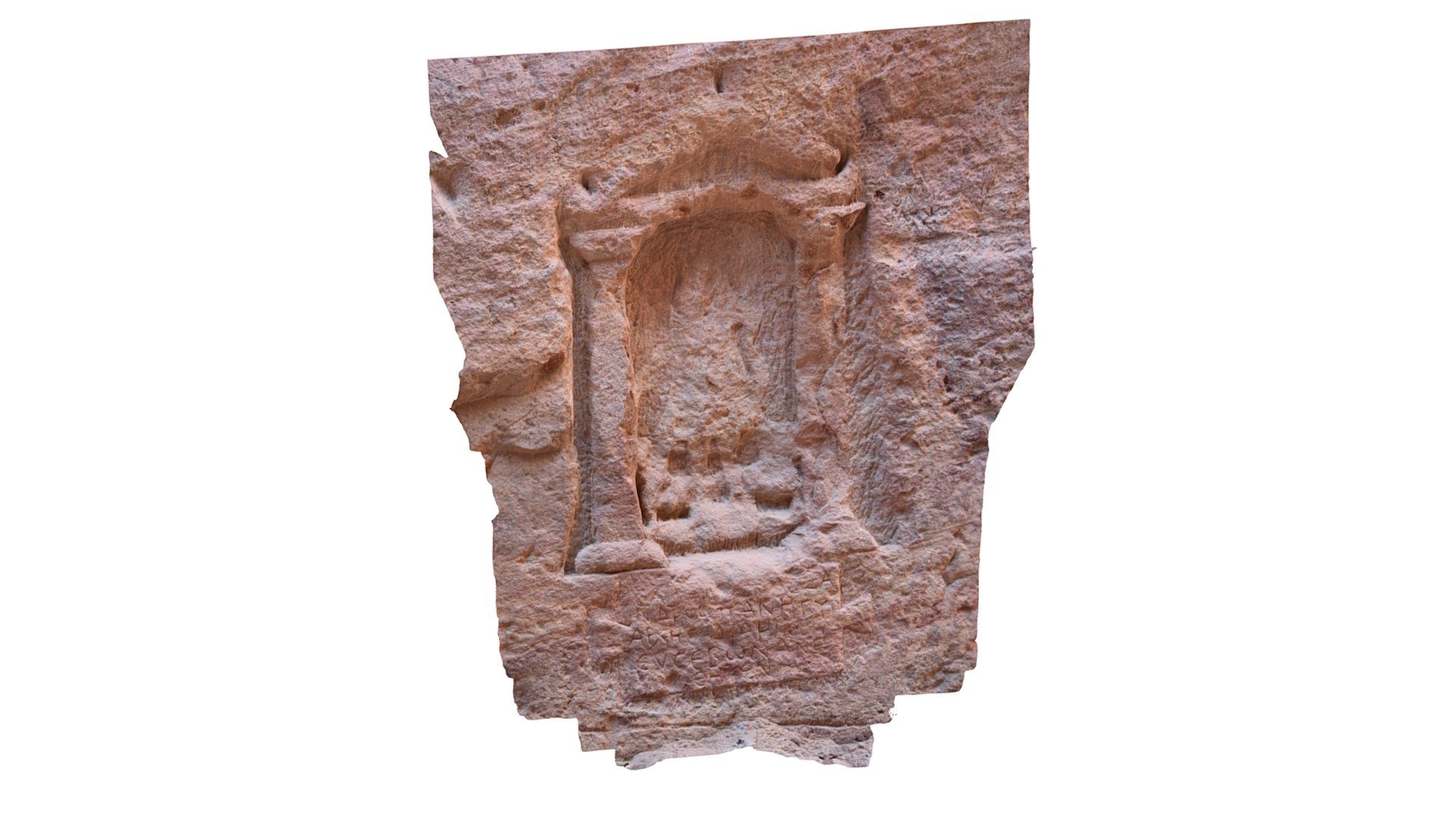 Betyl & Inscription from al-Siq, Petra - 3D model by Michelle Heeman ...