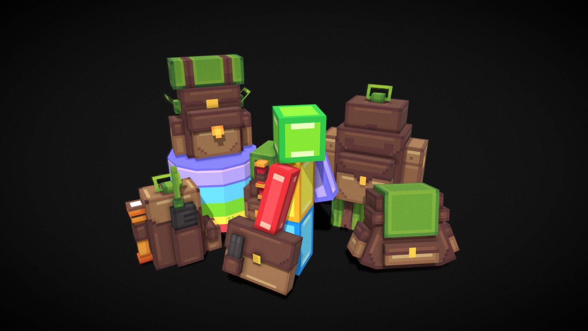 Backpack Fantasy - 3D model by BasModel (@Thapnarong.Hemgo) [000e161 ...