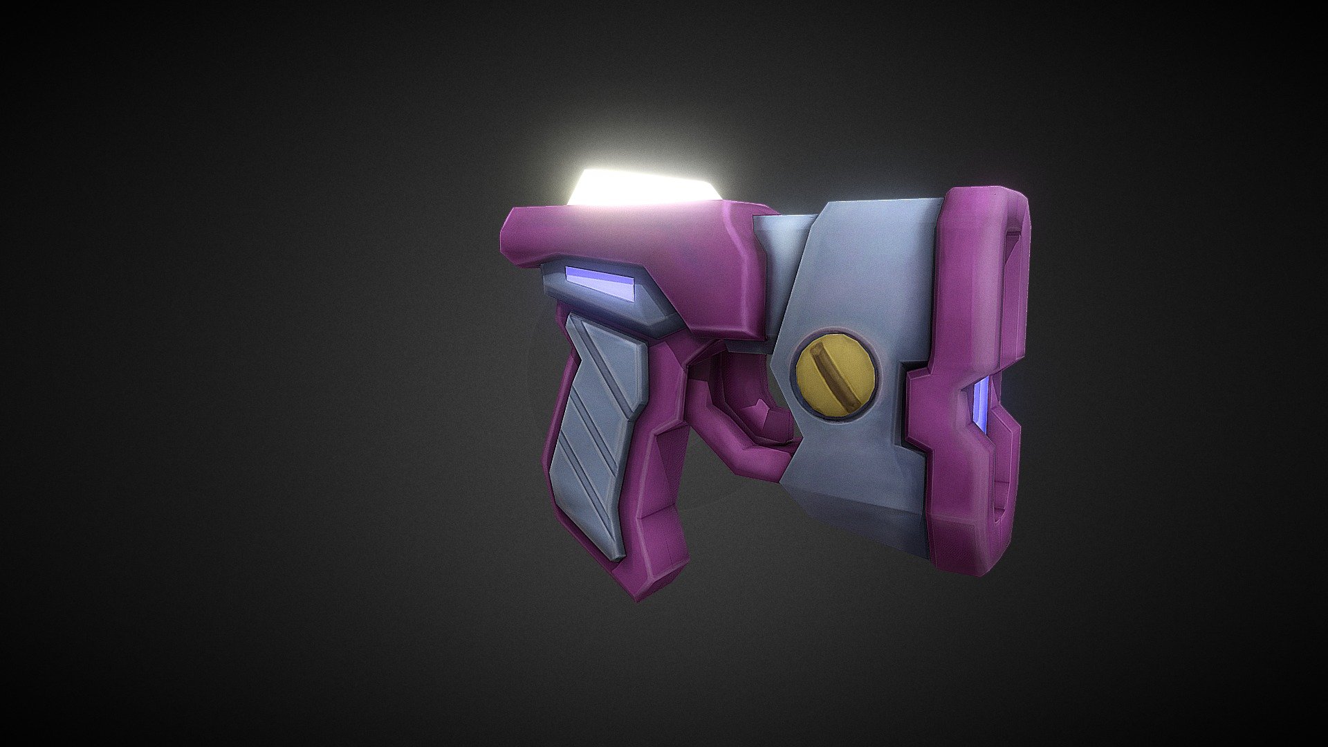 Gun_Pistol - Download Free 3D model by Saikat_Azad (@SaikatAzad ...