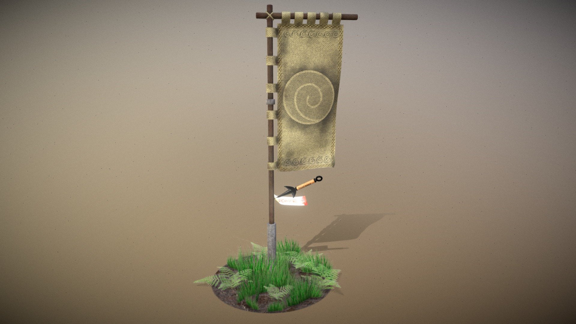Wind Simulation_ Uzumaki Banner - 3D model by Cinquez [000ecef] - Sketchfab