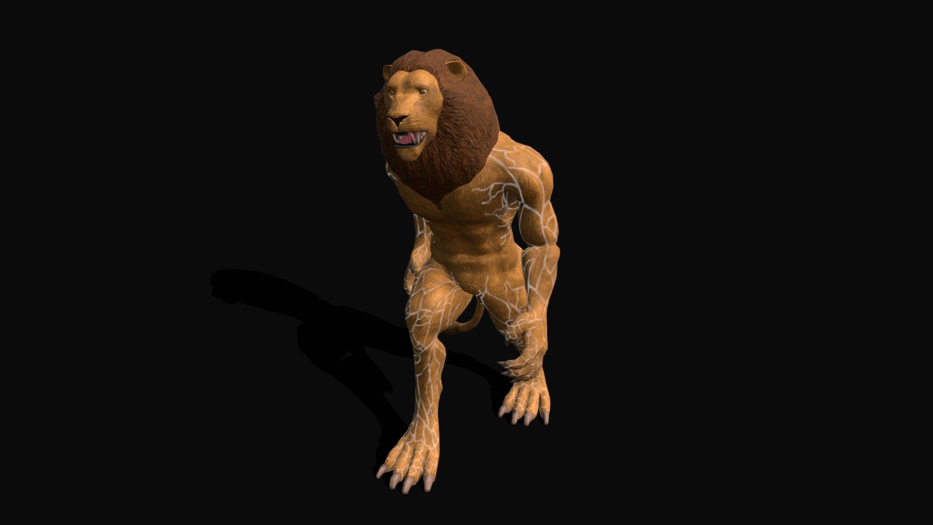 HumanLion - 3D model by nick021320 (@nick02145) [000fccf] - Sketchfab