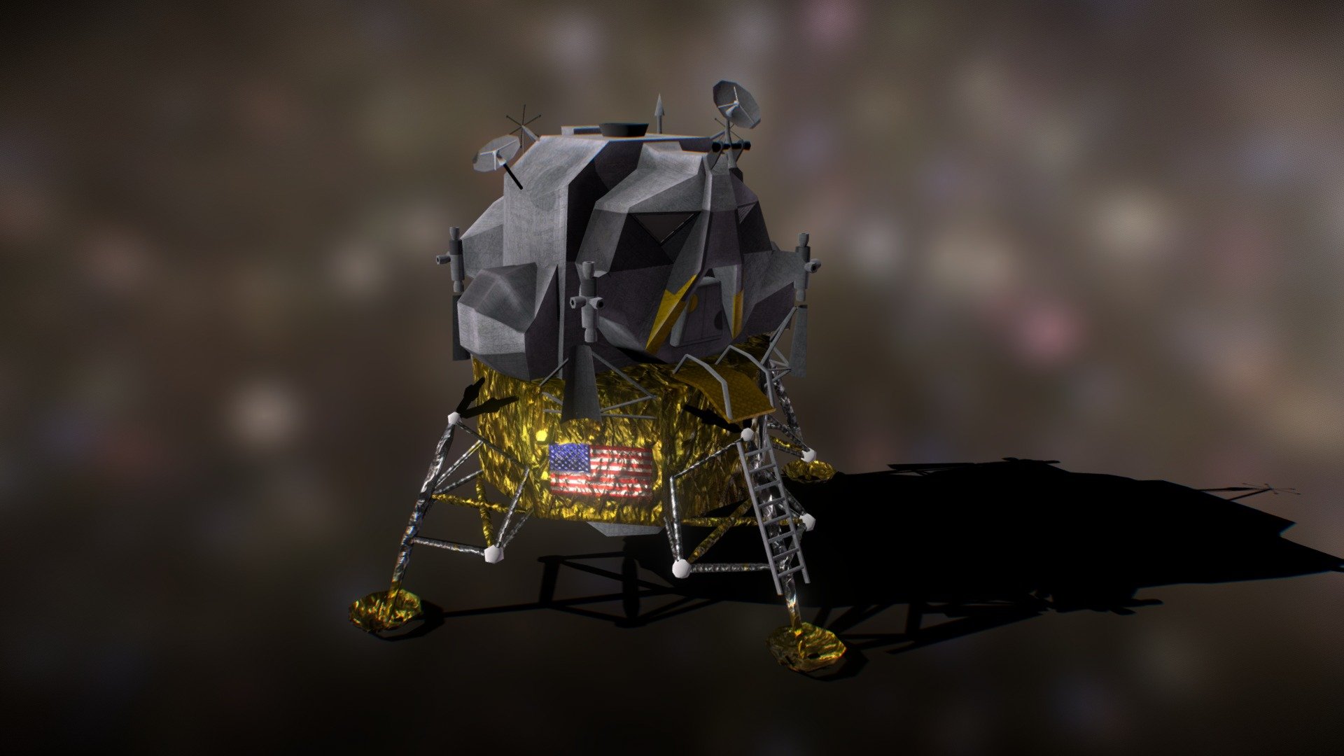 Apollo Landing Module - Apollo 11 - 3D model by reaperrr1 [0010522 ...