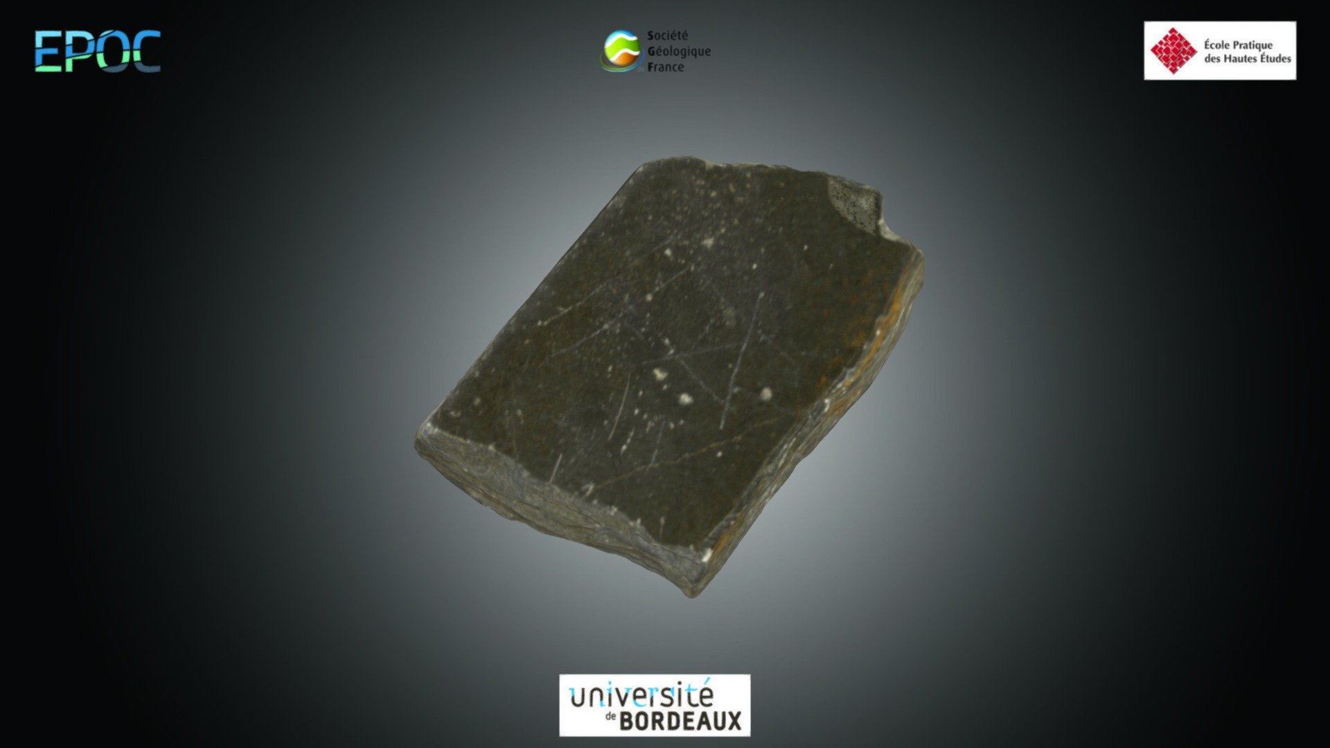 Roche - Schiste vert - Download Free 3D model by Société Géologique de ...
