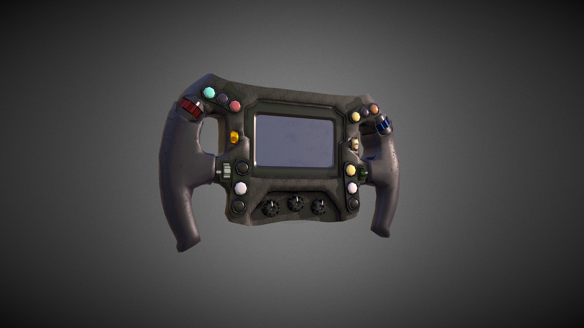 Mercedes AMG F1 W10 Steering Wheel - 3D model by Louis Bertrand ...