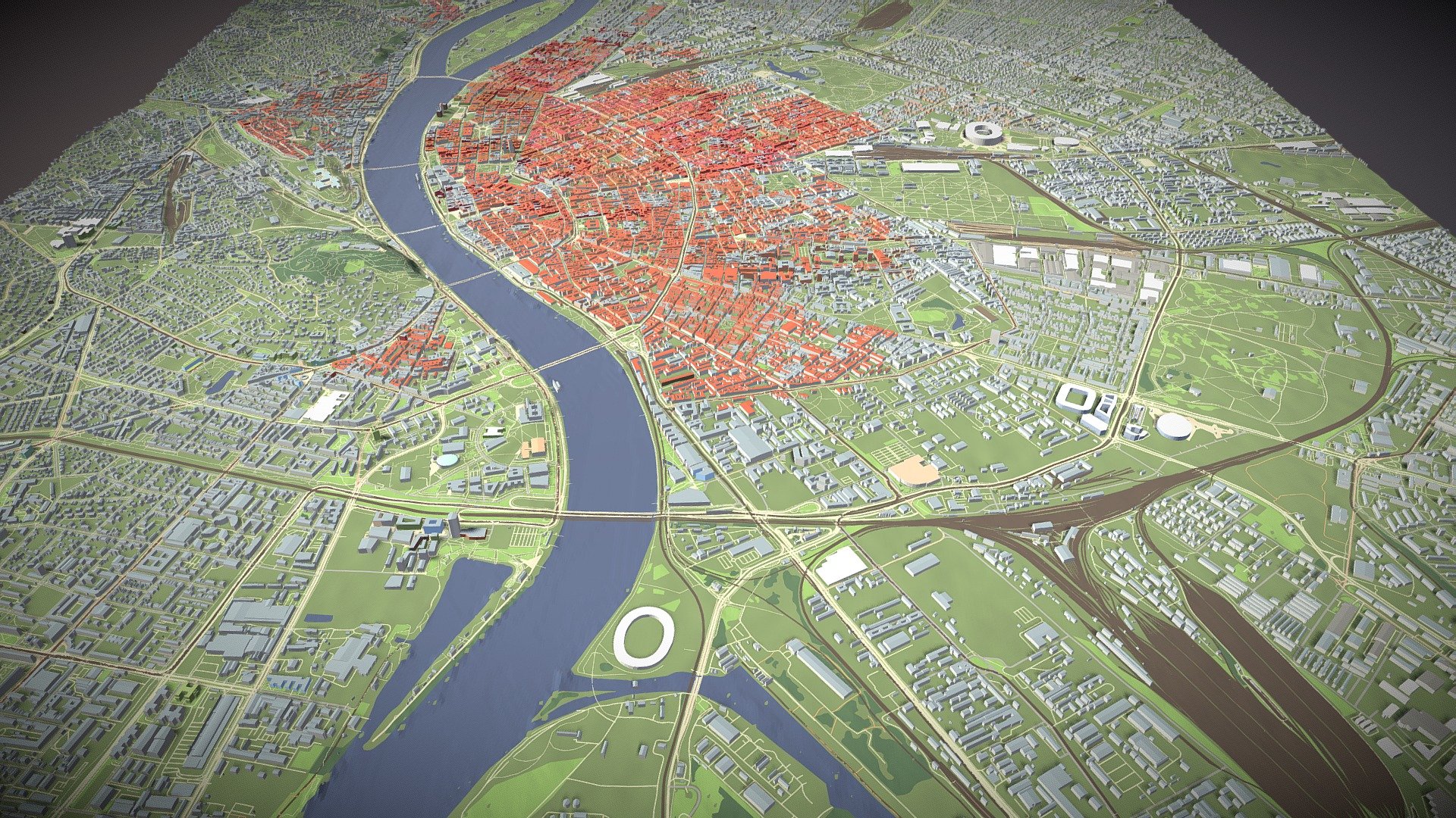 Budapest Hungary - city and urban - Buy Royalty Free 3D model by Jinda ...