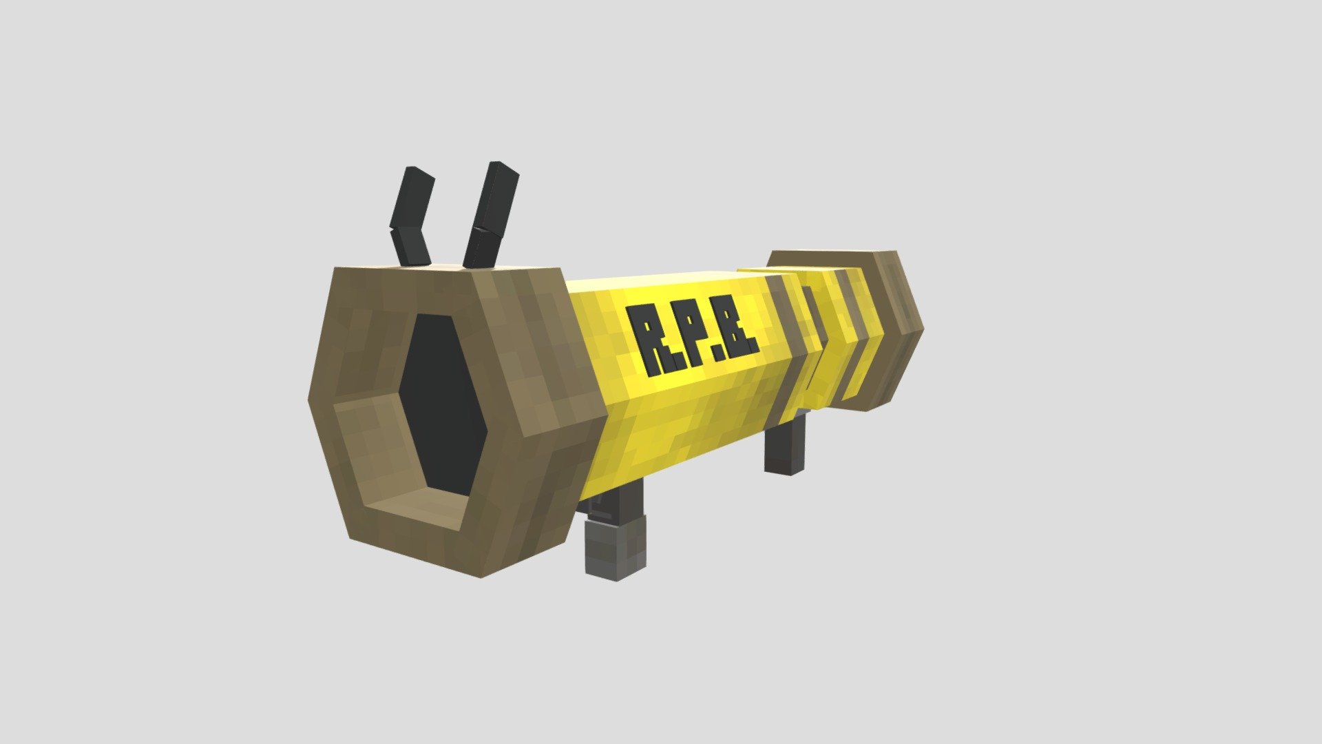 Rocket-Propeled-Bees Launcher | Minecraft Model - 3D model by Bobby ...