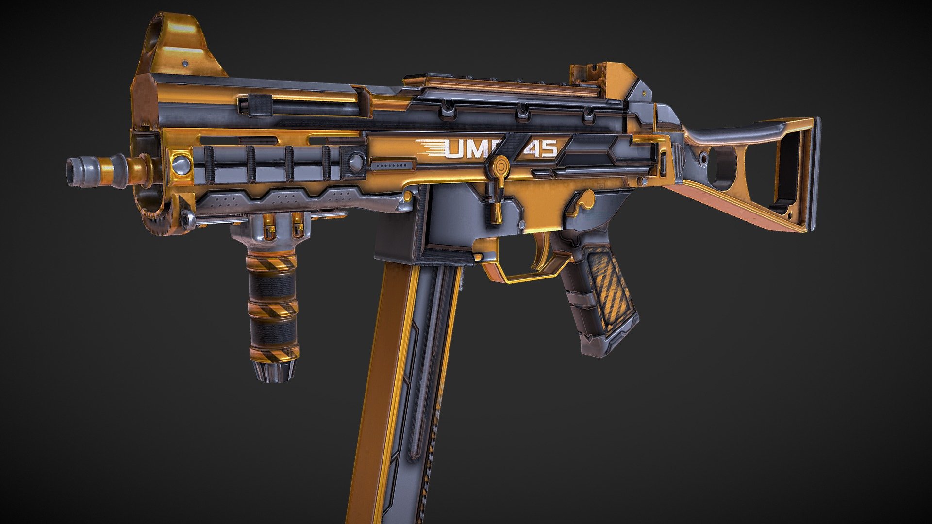 UMP Maximum - 3D model by ArchwayJones (@nubbyboy1) [00121b2] - Sketchfab