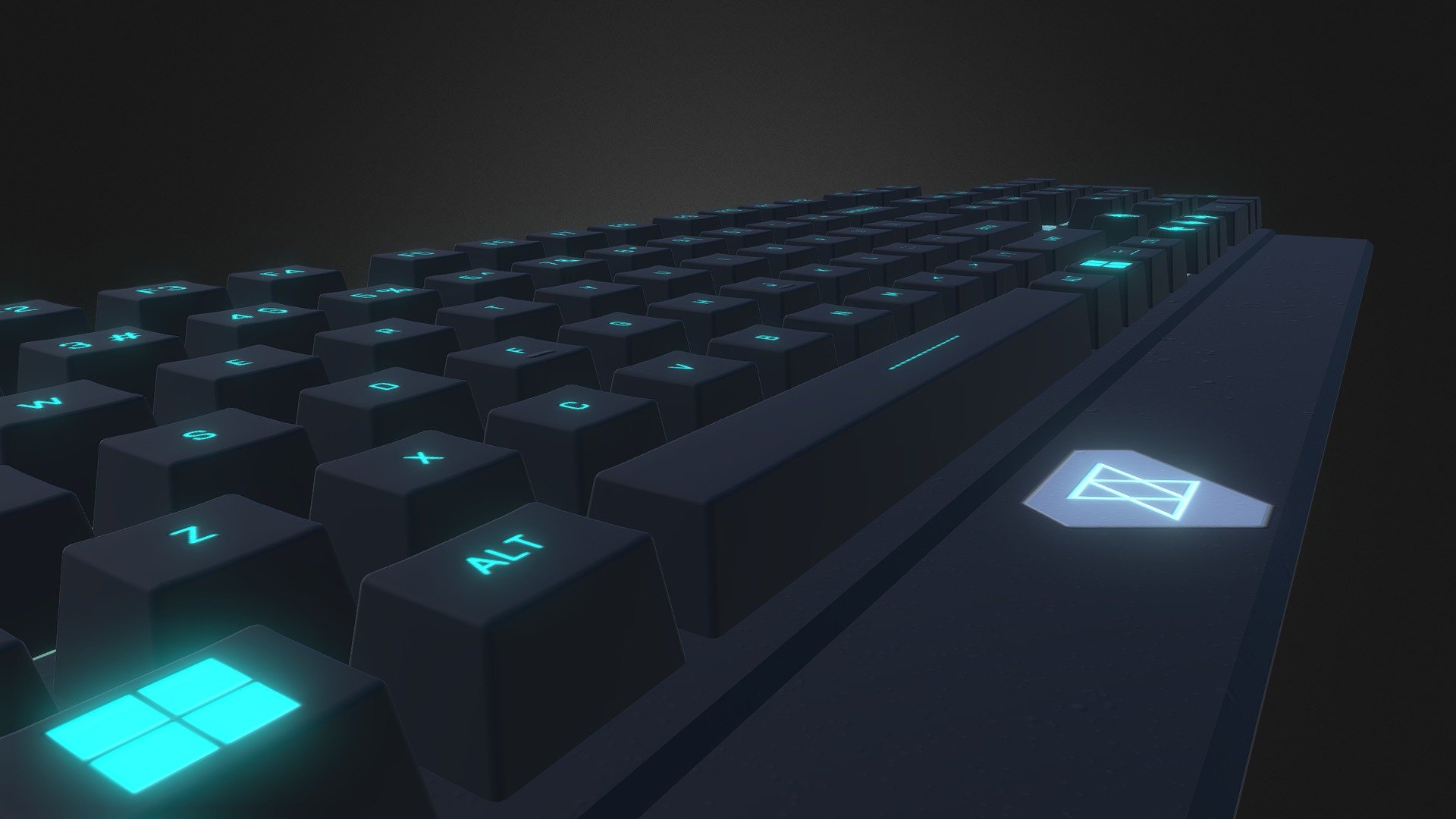 Mechanical Keyboard - 3D model by MainArtsNStuff [0012500] - Sketchfab