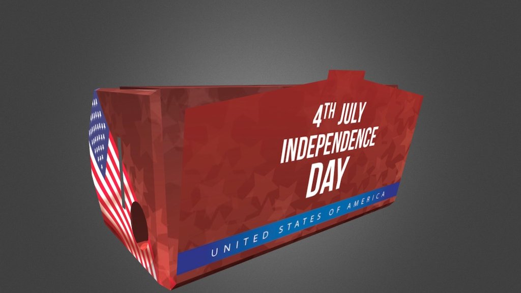 Viarbox for 4th of July - 3D model by VIAR [0012a5e] - Sketchfab