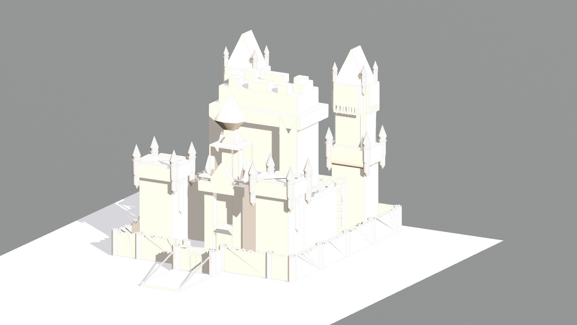 Castle - 3D model by GruBKiller525 [0013576] - Sketchfab