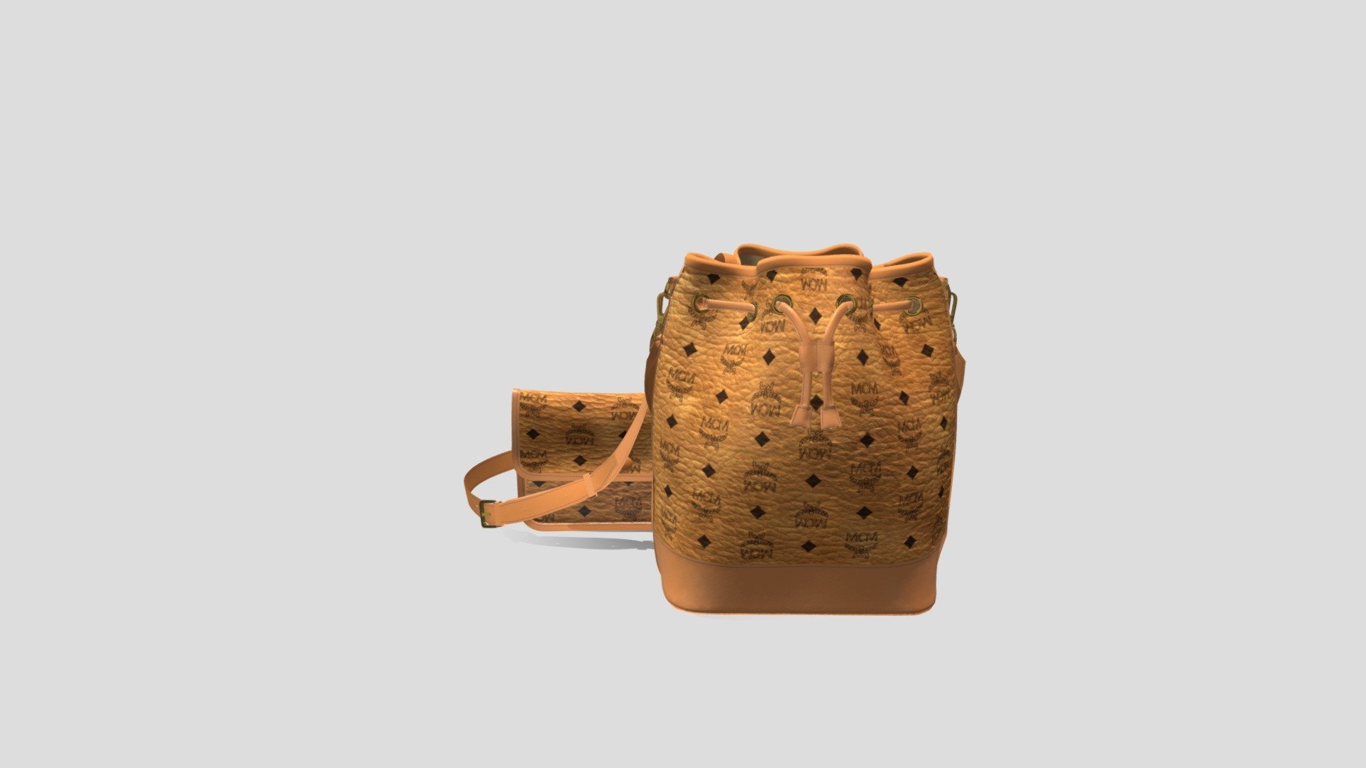 [MCM] Visetos Drawstring Bag - 3D model by z-emotion [0013e62] - Sketchfab