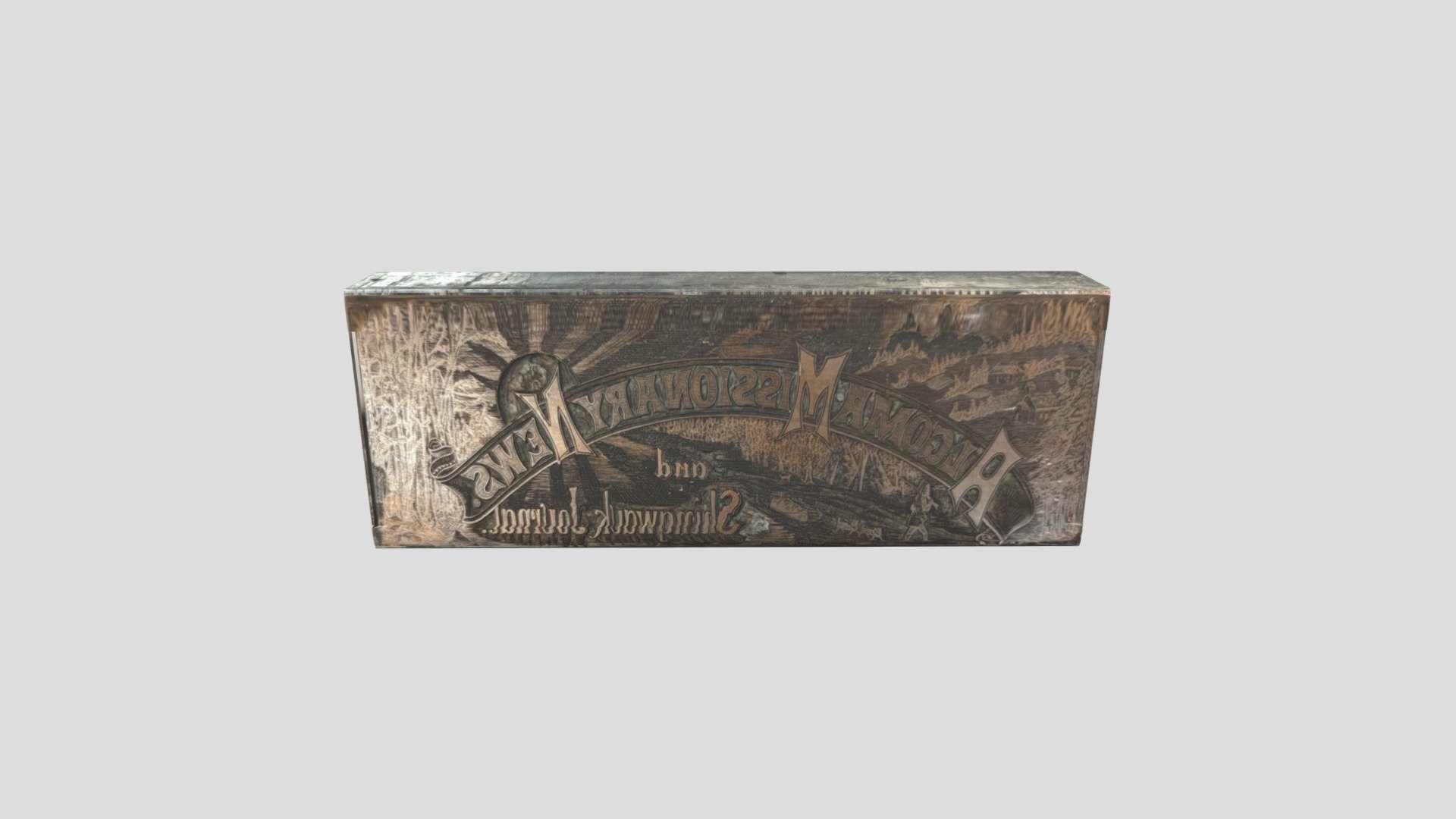 Artifact3 - lead printing mold block - 3D model by Algoma University ...