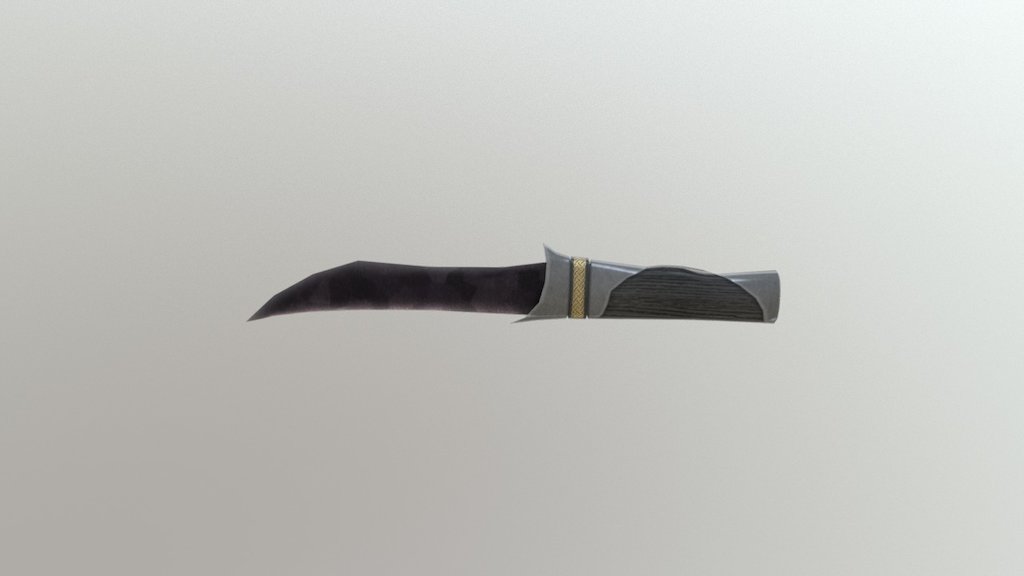 New Obsidian Dagger - 3D model by terath86 [0019b83] - Sketchfab