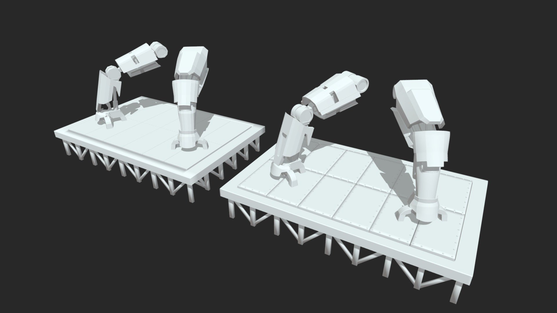 Mech Legs for 3D2 Version 2 - Download Free 3D model by jahobs [001aa37 ...