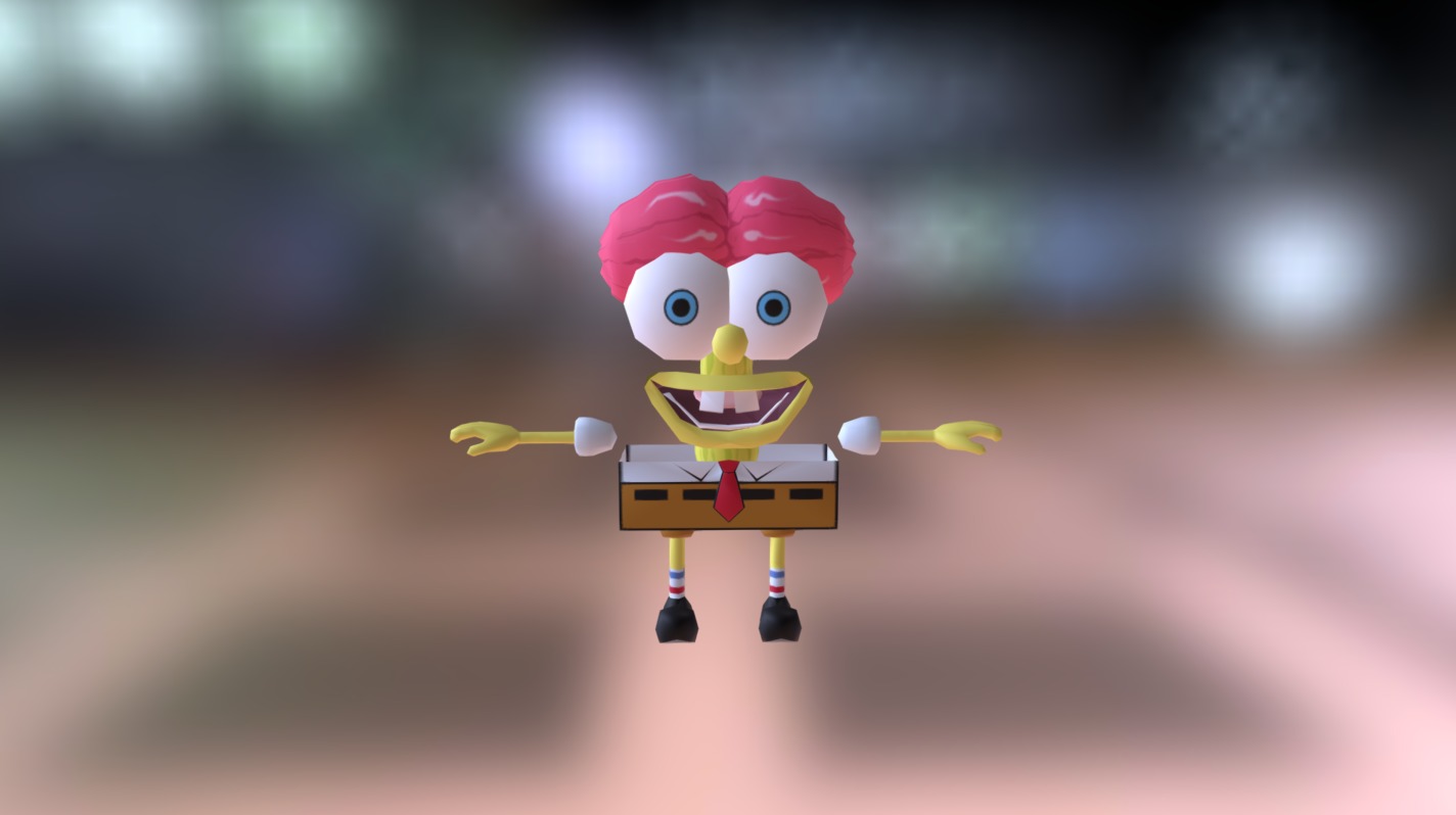 Spongebob Squarepants (Brain) - 3D model by Luke Steel (@luke.steel ...