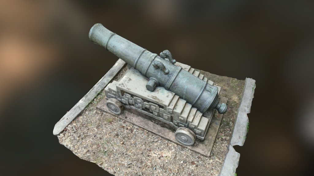 Cannon 1 - 3D model by quanghuykt99 [001dbe0] - Sketchfab
