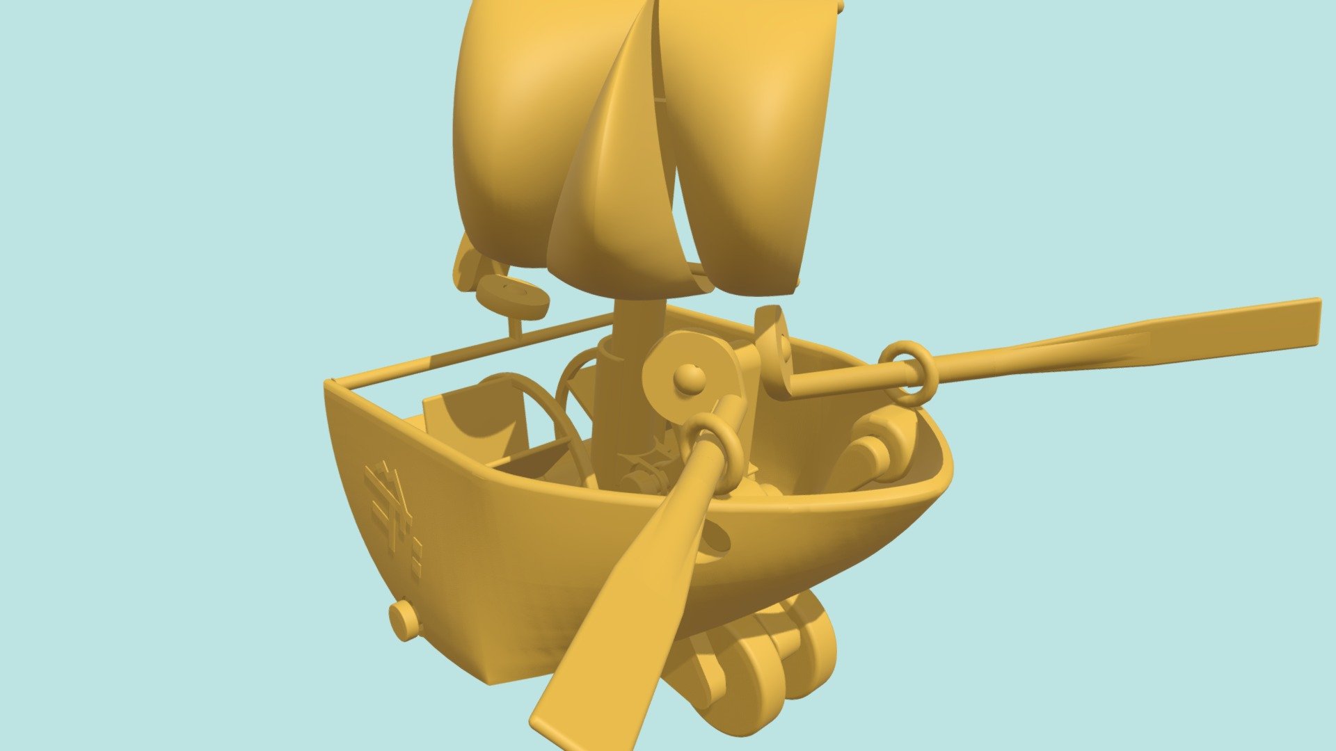 Odam - A Mechanical Boat Toy - 3D model by Ravi Ojha (@RaviOjha ...