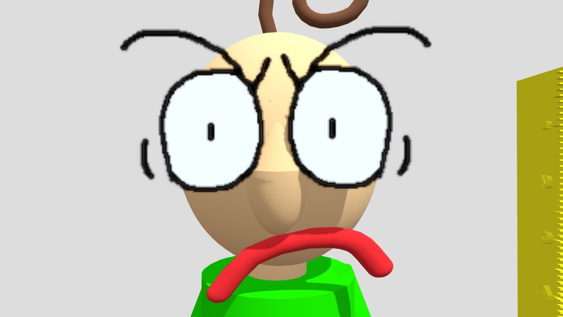 Baldi - Download Free 3D model by Henry the Stick (@NOTHenryStickmin ...