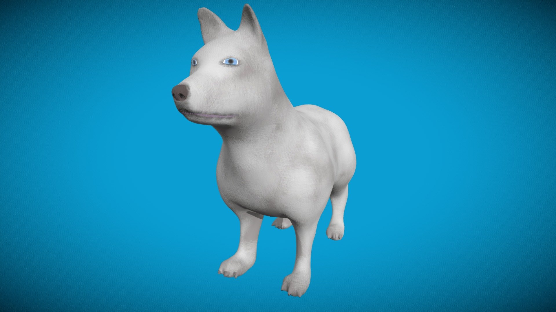 Simple Dog - 3D model by gluttonic [001ed6a] - Sketchfab