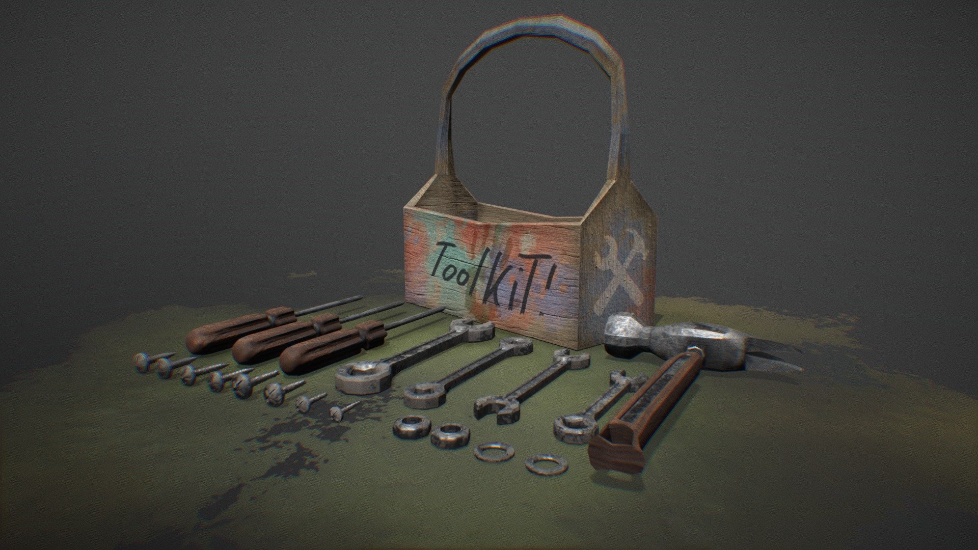 Toolkit - Download Free 3D model by Chonzchit [001ee19] - Sketchfab