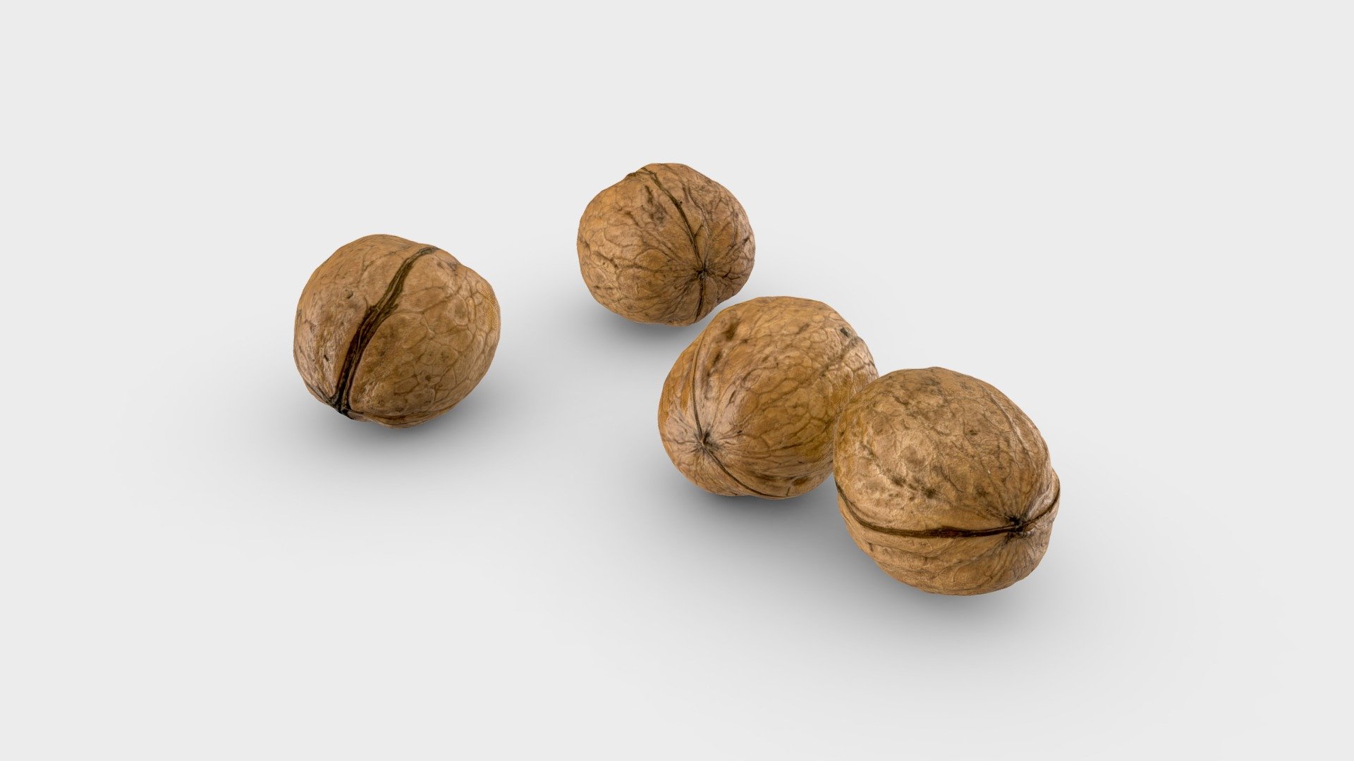Walnuts 3D Scan - Buy Royalty Free 3D model by Marcin Karkowski ...