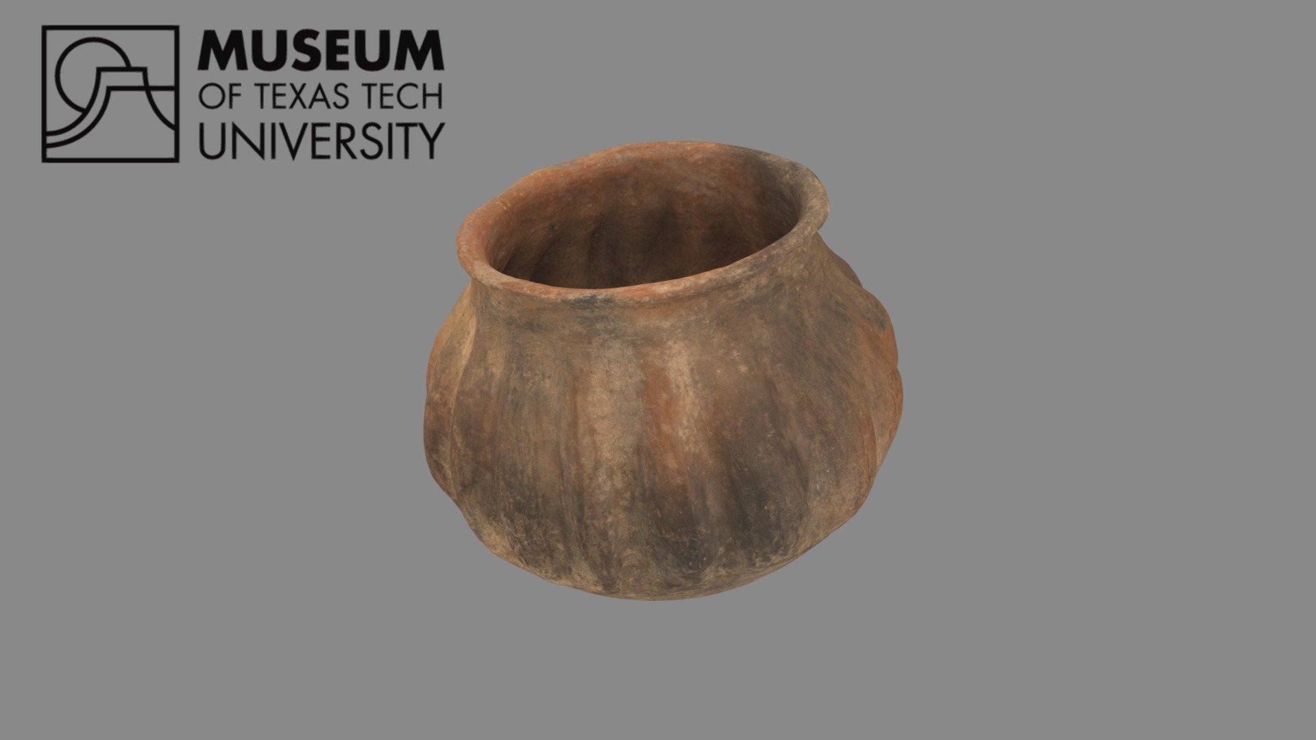 Plainware Fluted Jar (TTU-A10-52) - 3D model by Museum of Texas Tech ...