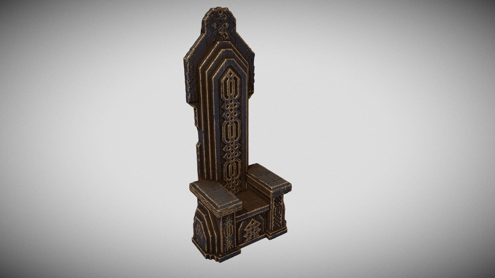 Dwarven Throne - 3D model by Evgen90 [00253b9] - Sketchfab