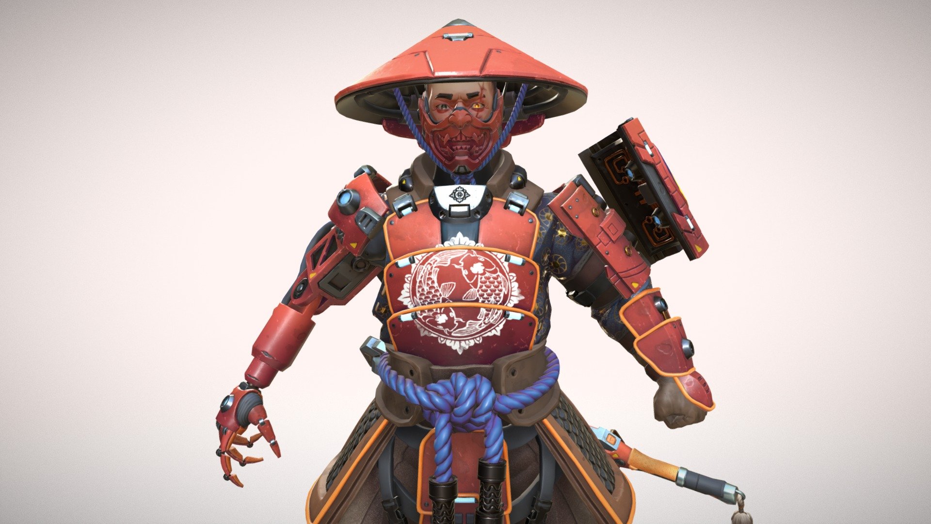 Ronin Idle Animation - 3D model by Matthew Hore (@vlindrel) [0026135 ...