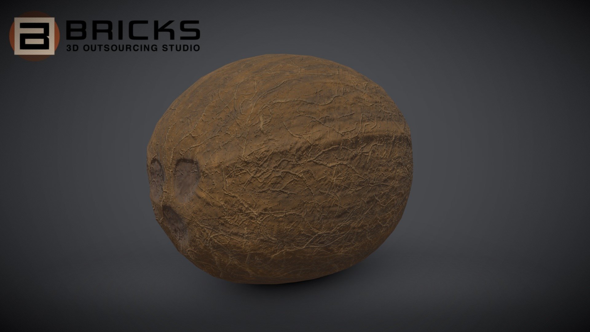 Coconut - Download Free 3D model by Bricks Studio (@bricks3dstudio ...