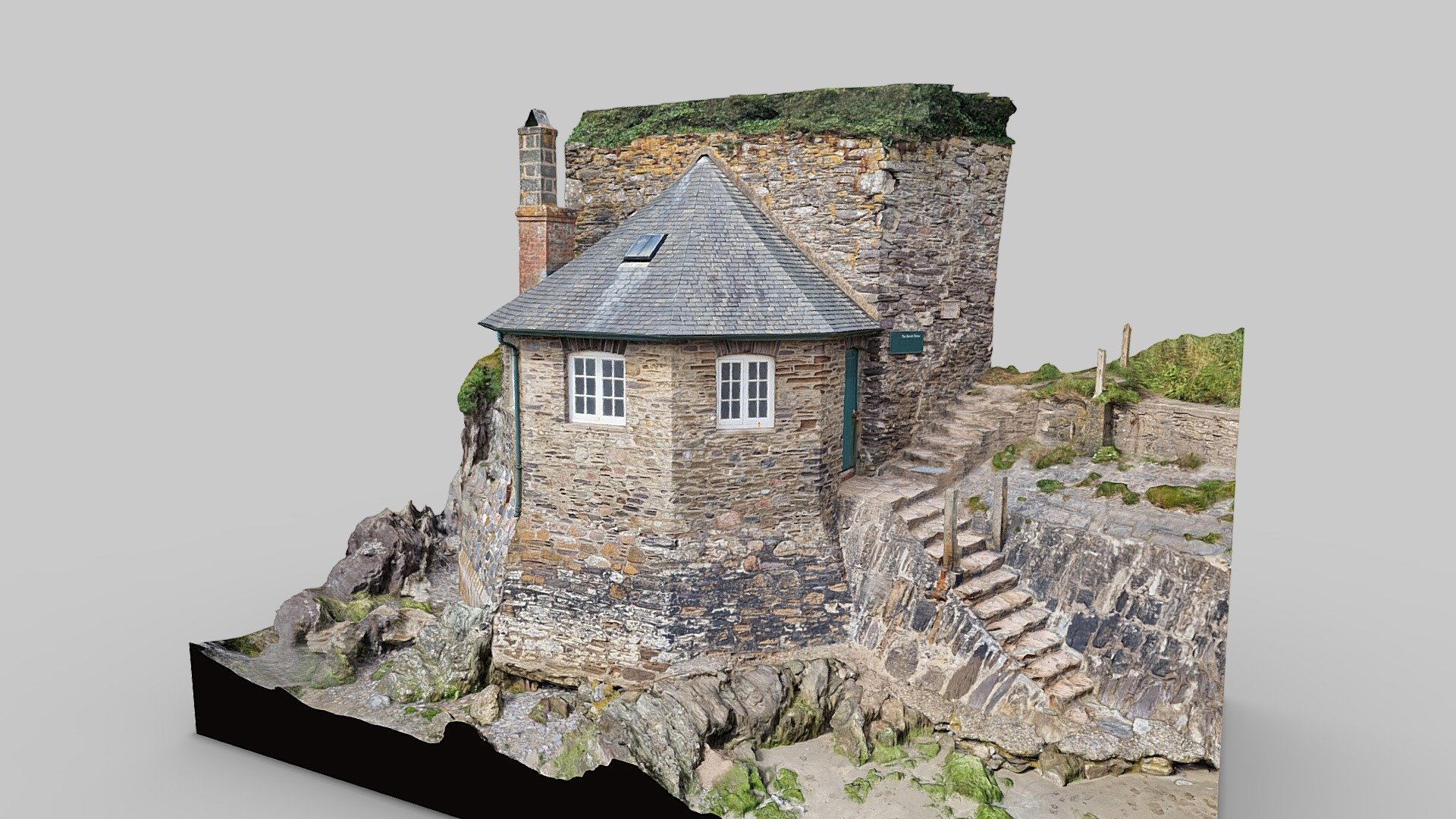 Mothecombe Beach House - Buy Royalty Free 3D model by artfletch ...