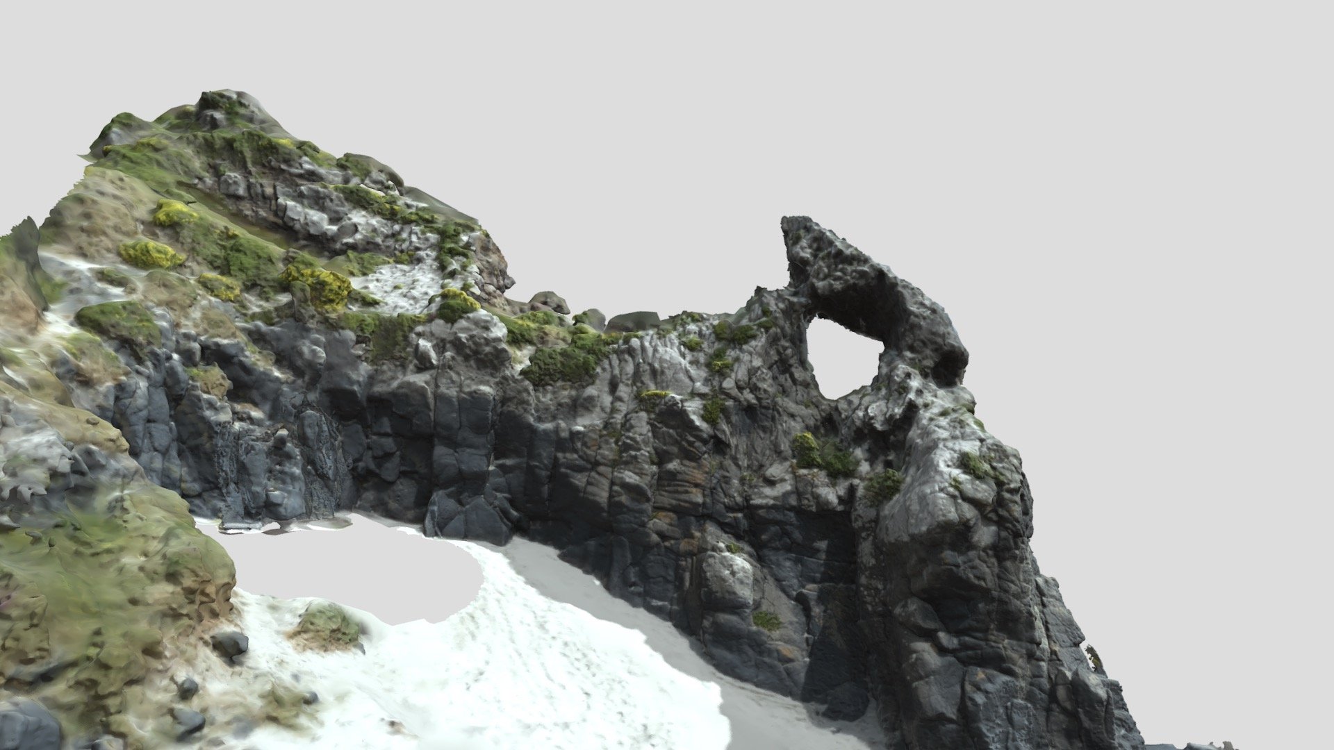 Keyhole Rock, Aramoana, New Zealand - Download Free 3D model by ...