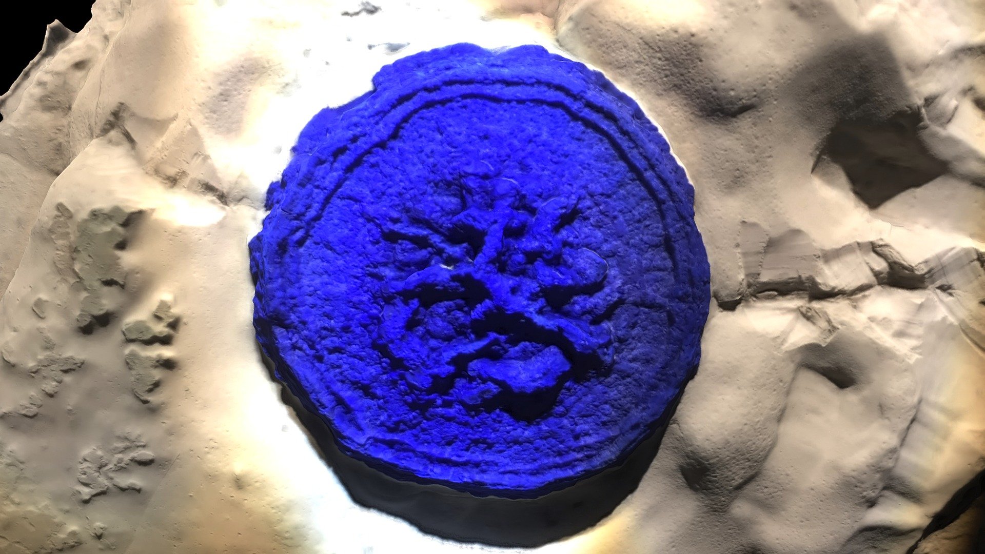Blue Azurite Round Rock Scan - Download Free 3D model by Austin ...