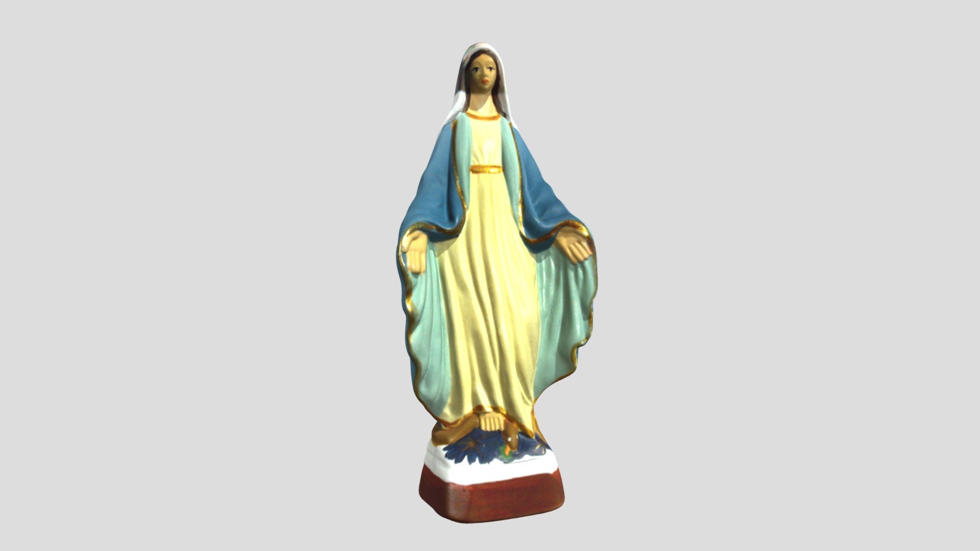 Virgin Mary Statue - 3D model by Aberdeen City Libraries ...