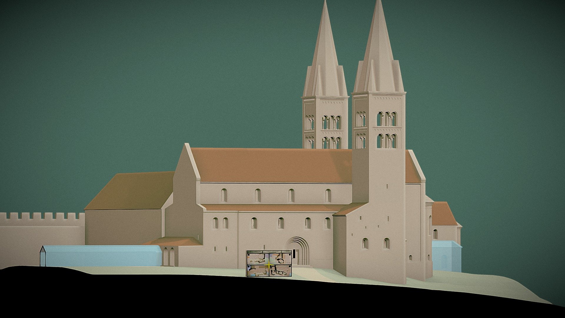 St George, Prague Castle - Intersections - 3D model by Tomáš Musílek ...