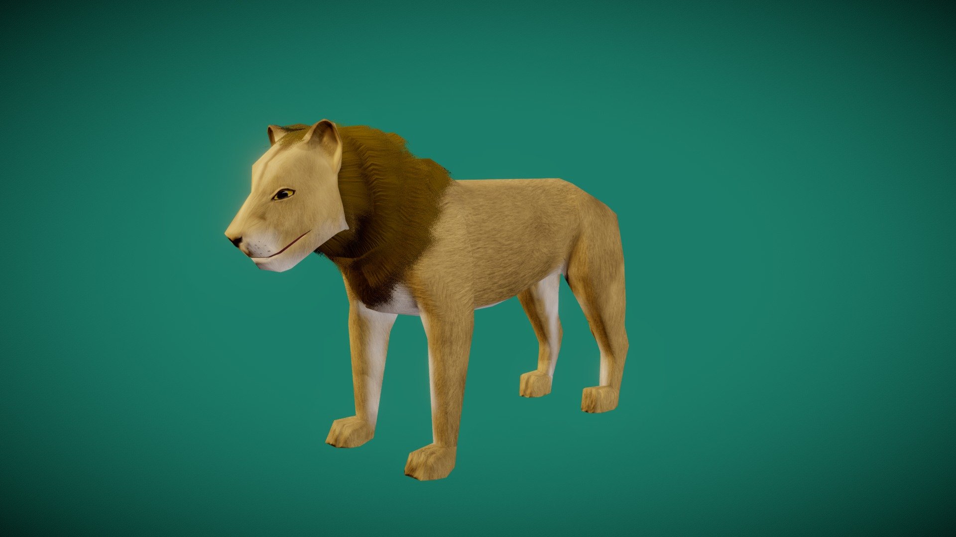 Lion - 3D model by Owlish Media (@nataliekirk) [002b4ab] - Sketchfab