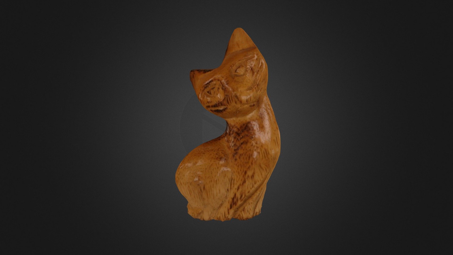 Wood cat - Download Free 3D model by phonescan3d [002ddc7] - Sketchfab